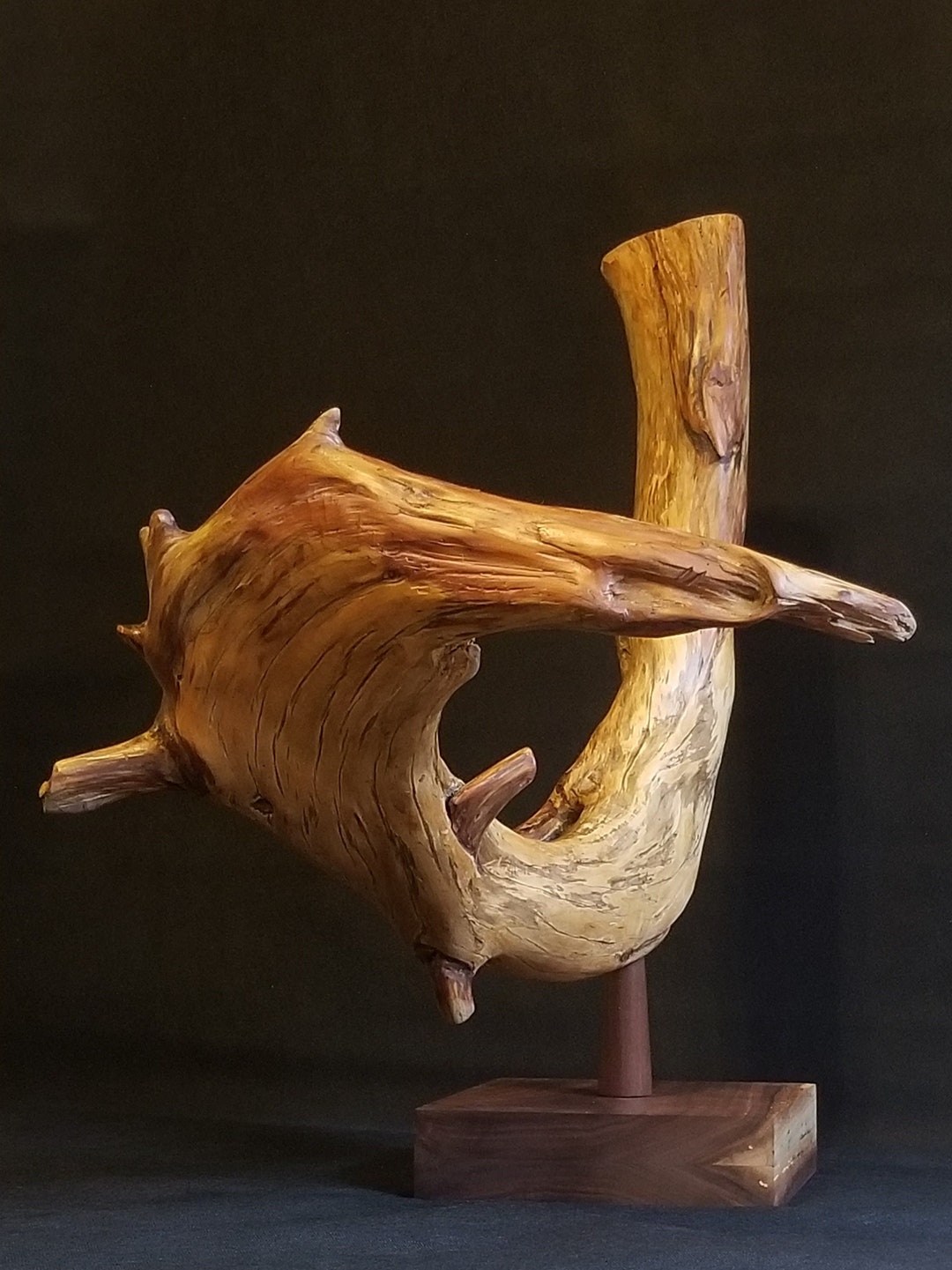 Wood Sculpture~art Sculpture~driftwood Sculpture~natural Wood ...