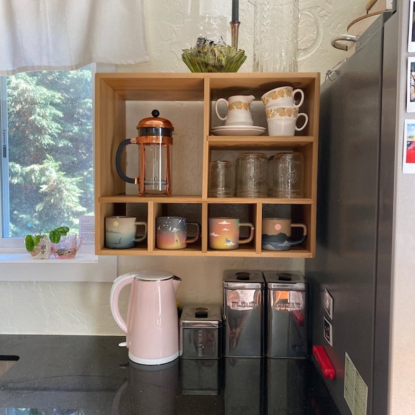 Coffee Mug Display Shelf Small - Etsy