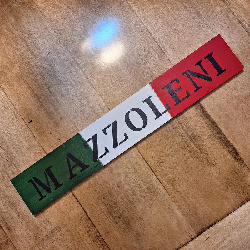 Italian Wood Sign - Etsy