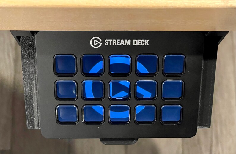 Elgato Stream Deck 15 Key Under Desk Mount With Mounting | Etsy