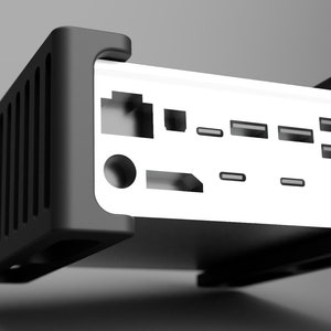 Under Desk or Wall Mount for Caldigit TS3 Plus Dock With Mounting ...