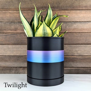 4 Classy Prototype Planter With Drainage With Stripe Modern 3D Printed ...