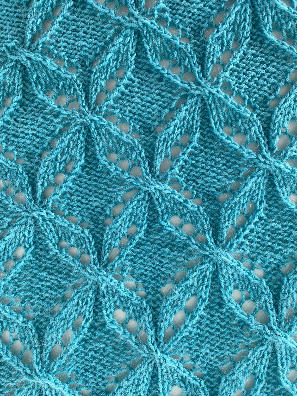 Asymmetrical Triangle Shawl, Wrap, Stole. Handmade, Knitted in a Knit ...