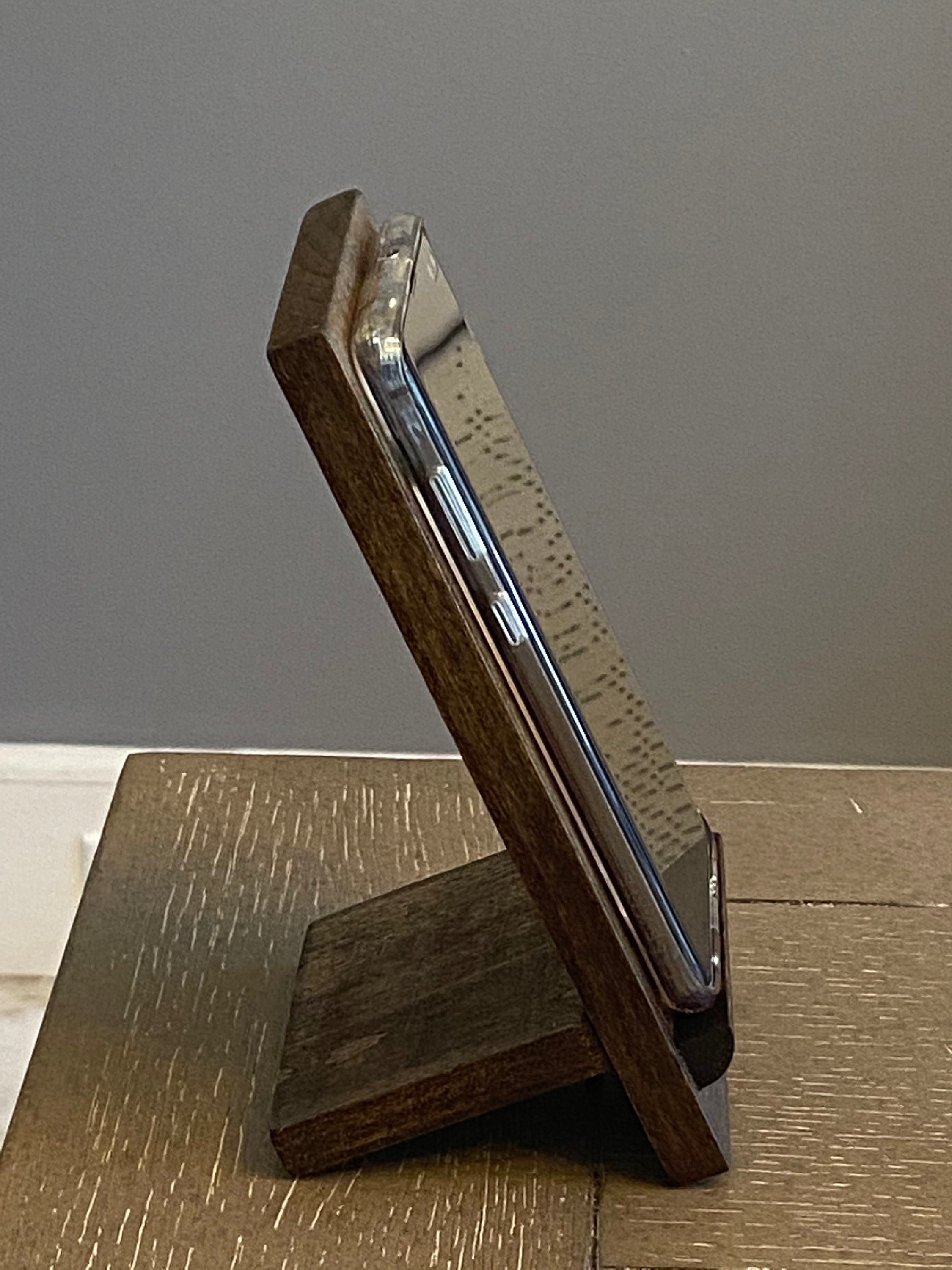 Wooden Phone Holder - Etsy
