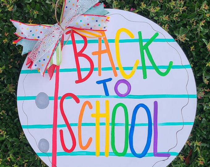 Back to School Door Hanger Classroom Door Hanger Teacher - Etsy
