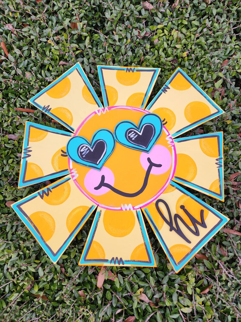 Sun Shine Door Hanger | Spring Door Hanger | Summer Door Hanger | Sun ...
