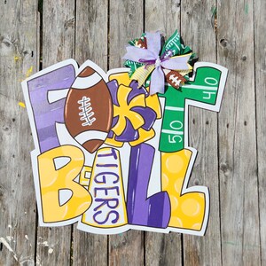 Football Door Hanger | Football Sign | Football Door Decor | Sports ...