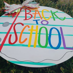 Back to School Door Hanger| Classroom Door Hanger | Teacher Door Hanger ...