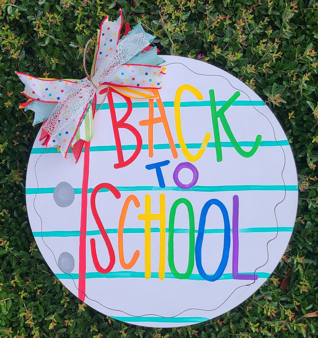 Back to School Door Hanger| Classroom Door Hanger | Teacher Door Hanger ...