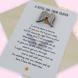 Pocket Hug From Heaven | Pocket Token | Bereavement Gift | Keepsake ...
