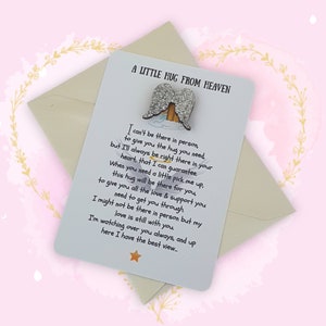 Pocket Hug From Heaven | Pocket Token | Bereavement Gift | Keepsake ...