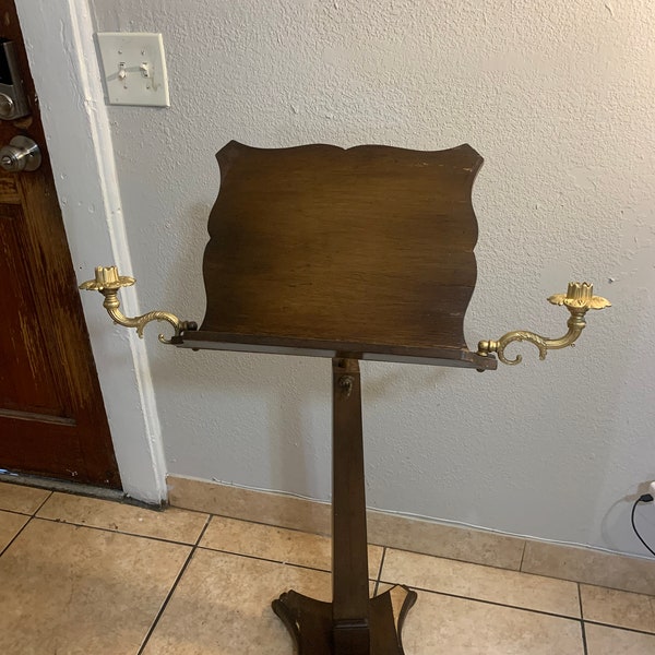 Wood Music Stand - Etsy