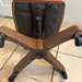 Vintage Sturgis Posture Chair Co Rolling Secretary Stenographer Office ...