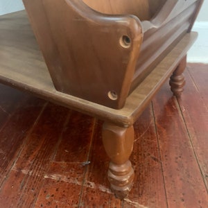 Vintage Magazine Rack Table - Etsy