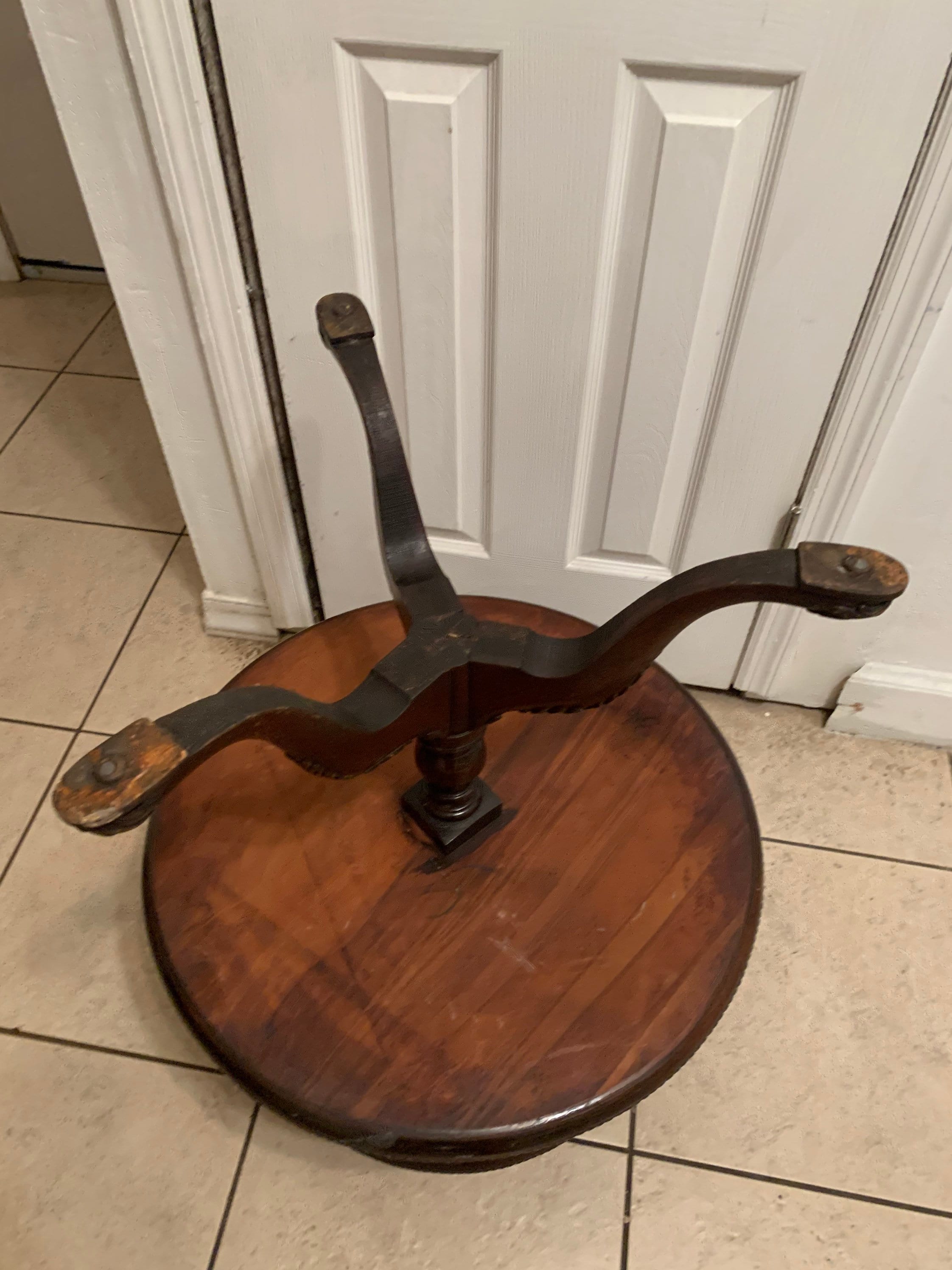 Vintage Antique Mahogany Wood 2 Tier Table - Etsy
