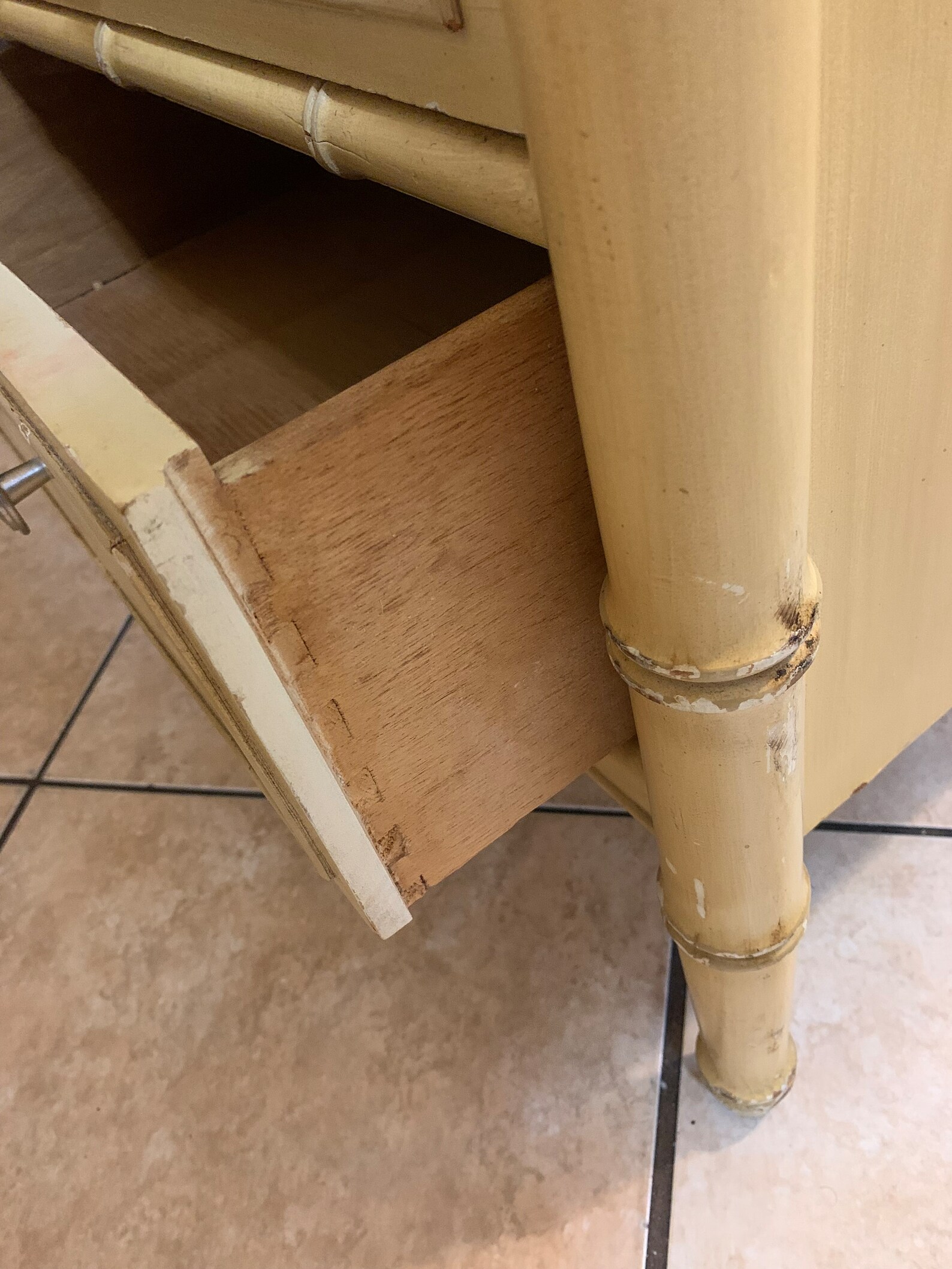 Vintage Henry Link Faux Bamboo Lingerie Tall Dresser - Etsy