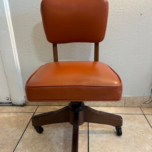 Vintage Sturgis Posture Chair Co Rolling Secretary Stenographer Office ...