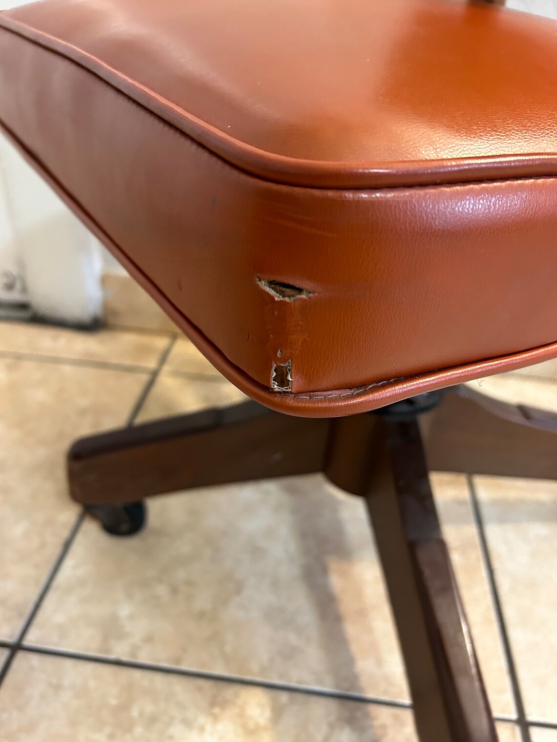 Vintage Sturgis Posture Chair Co Rolling Secretary Stenographer Office ...