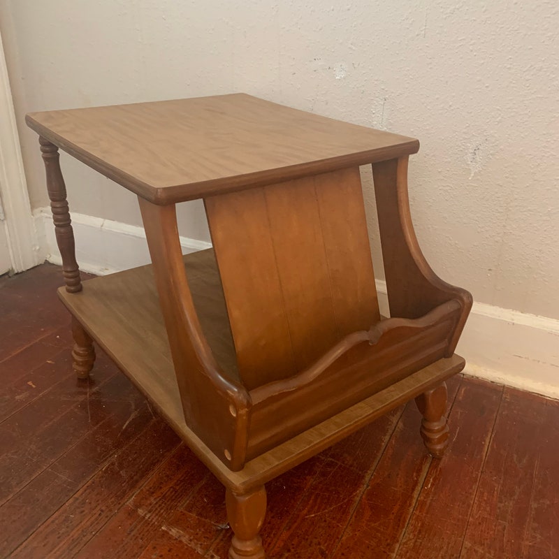 Magazine Rack Table - Etsy