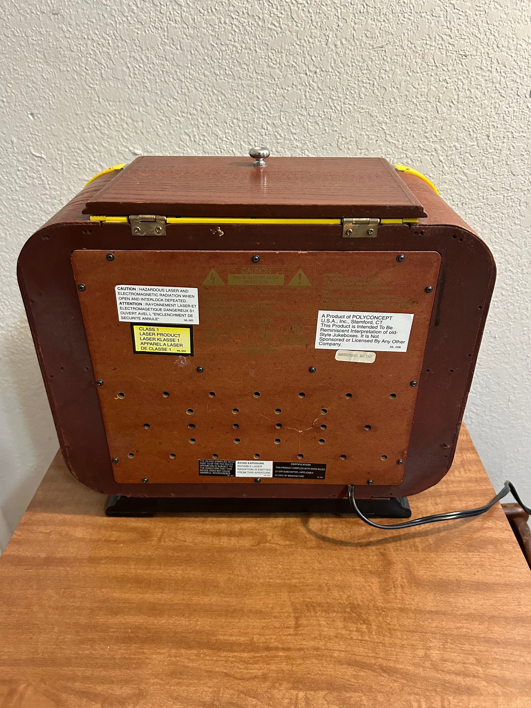 Vintage Polyconcept USA AM/FM Radio Jukebox - Etsy