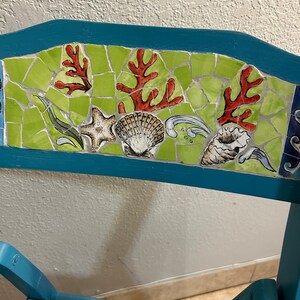 Art Hand Painted Sea Life Folding Chair - Etsy