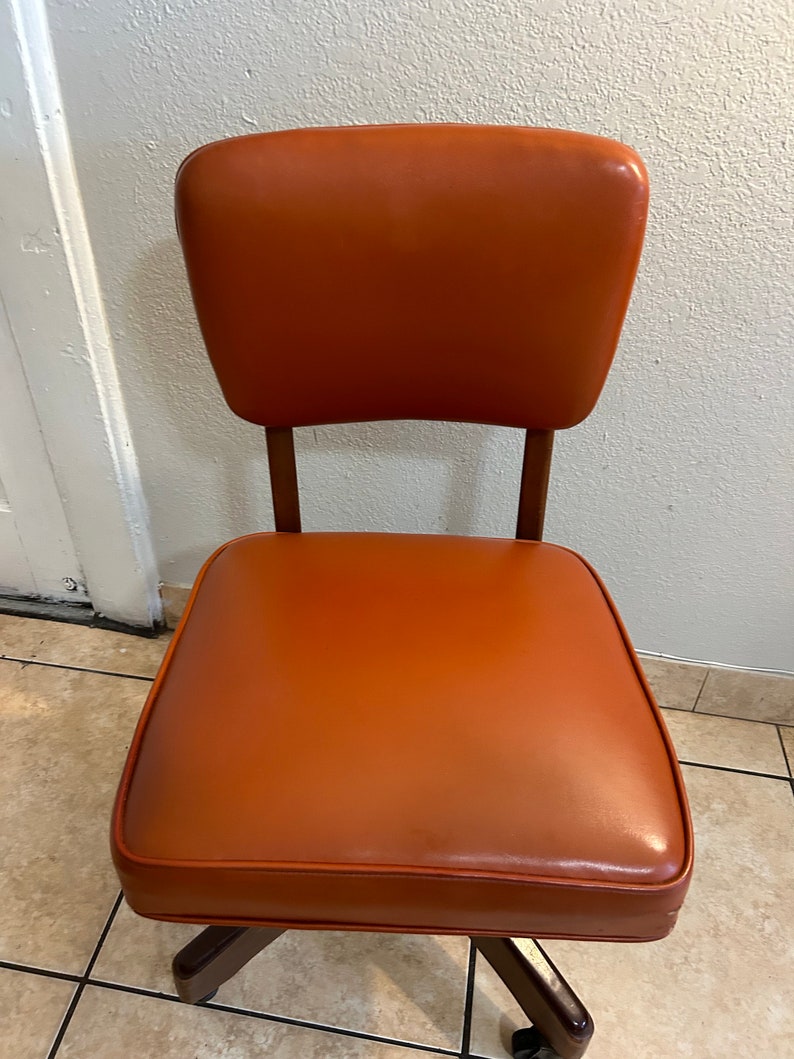 Vintage Sturgis Posture Chair Co Rolling Secretary Stenographer Office ...