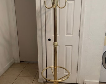 Brass Coat Rack Tree - Etsy