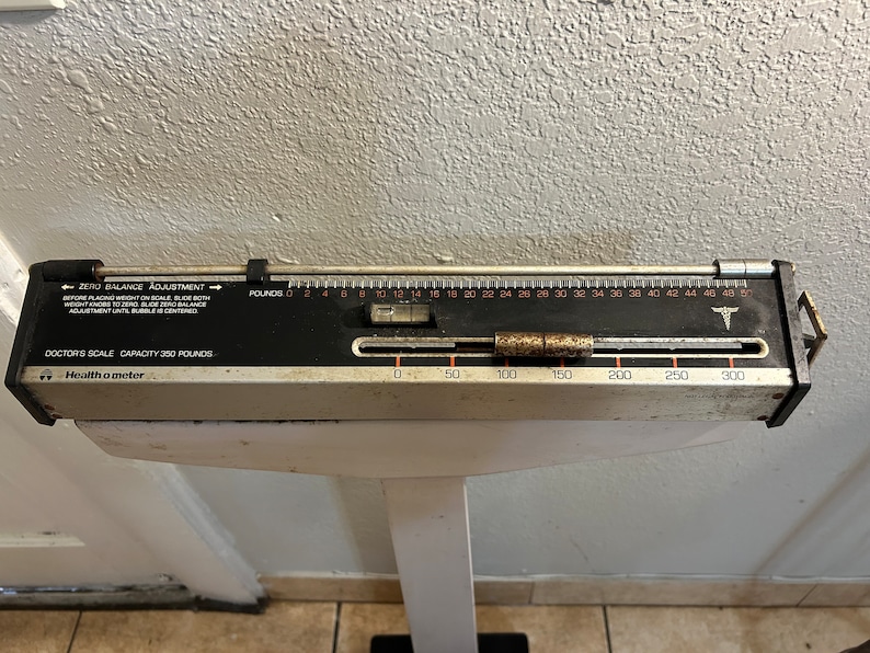 Vintage HEALTH O METER Doctor's Scale Office Style Weight 350lb - Etsy