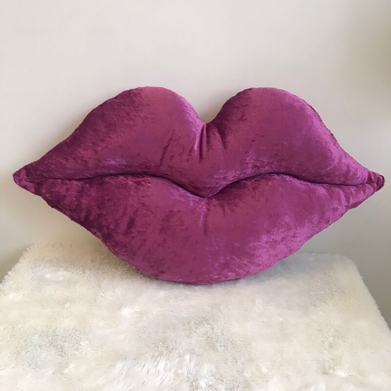 Lips Pillow - Etsy