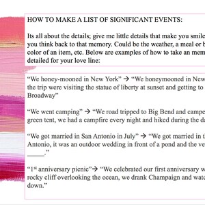 Custom Relationship Timelines - Our Story- Drawn Digitally - Etsy