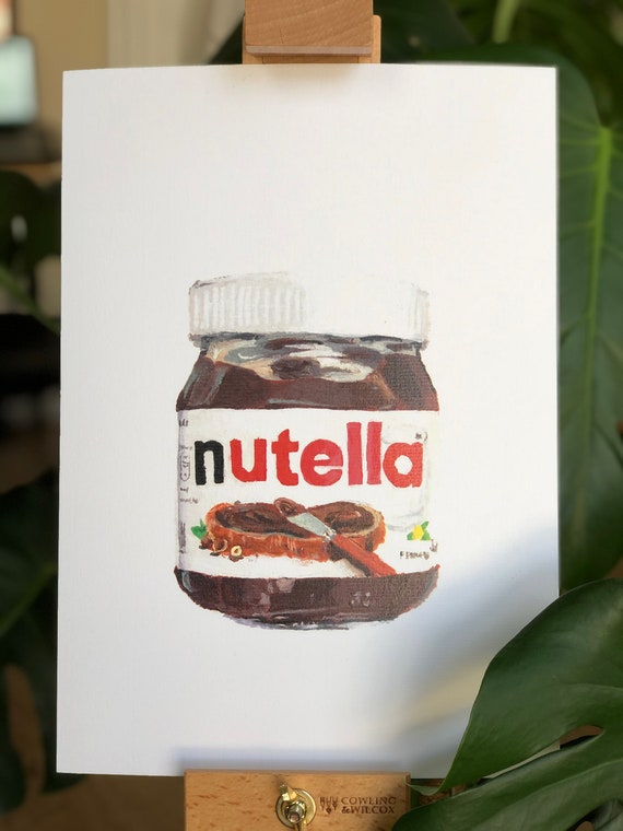 Nutella Print From an Original Acrylic Painting Free UK | Etsy