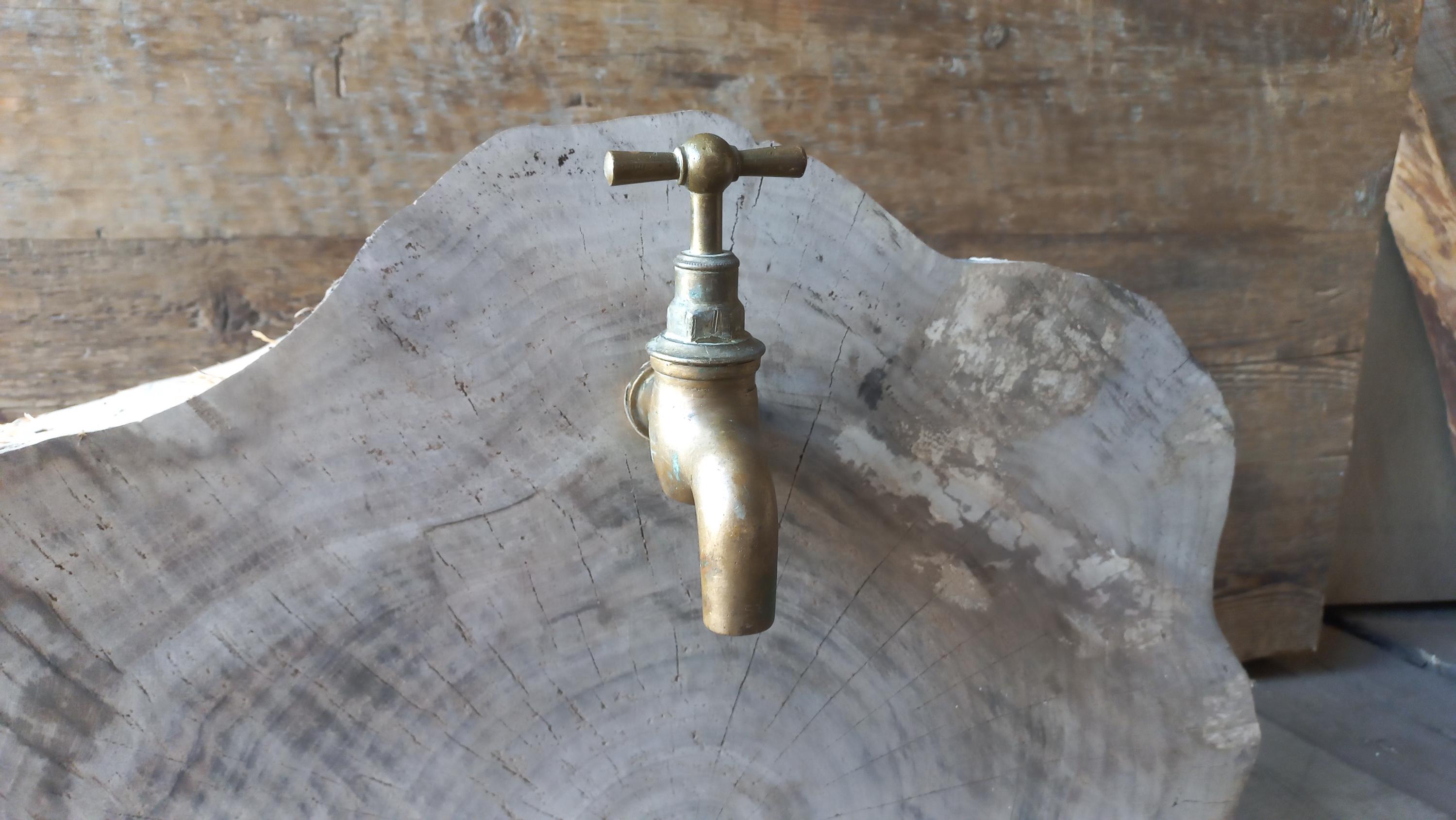 Vintage Bronze Water Tap Old Spigot Antique Water Faucet Salvaged Tap ...