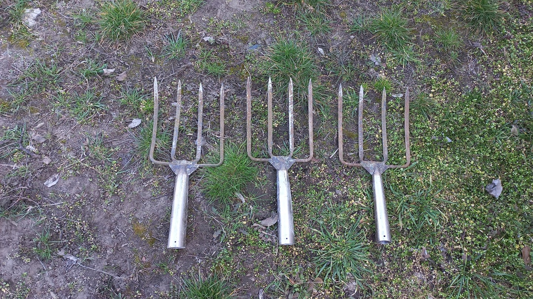 Vintage Hay Fork Head Rustic Pitchfork With 4 Tines Rustic Farmhouse ...