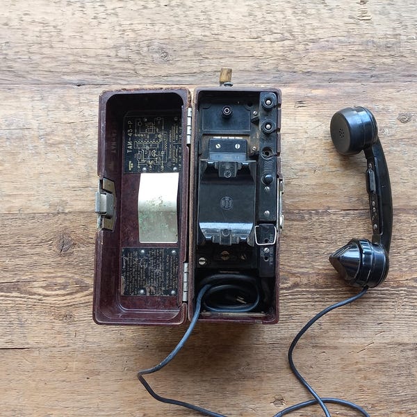 Soviet Field Telephone - Etsy