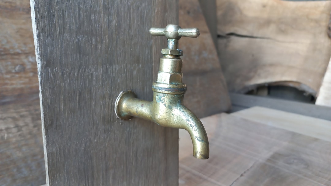 Vintage Brass Water Tap Old Spigot Water Faucet Small Water Crane - Etsy
