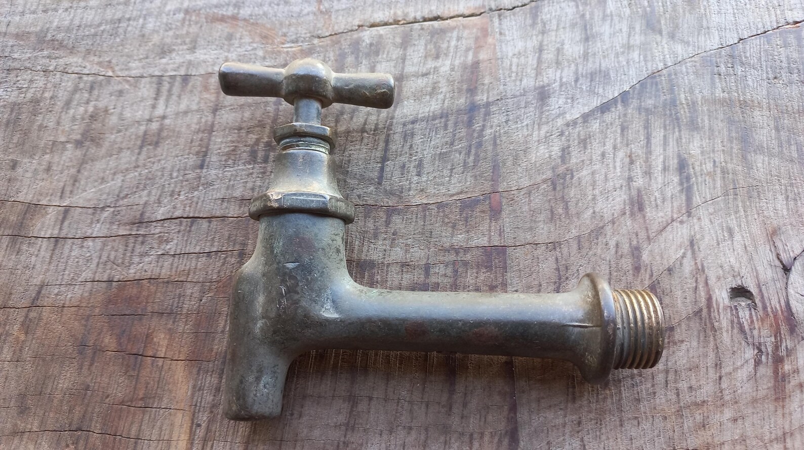 Vintage Brass Water Tap Old Spigot Water Faucet Small Water Crane Brass ...