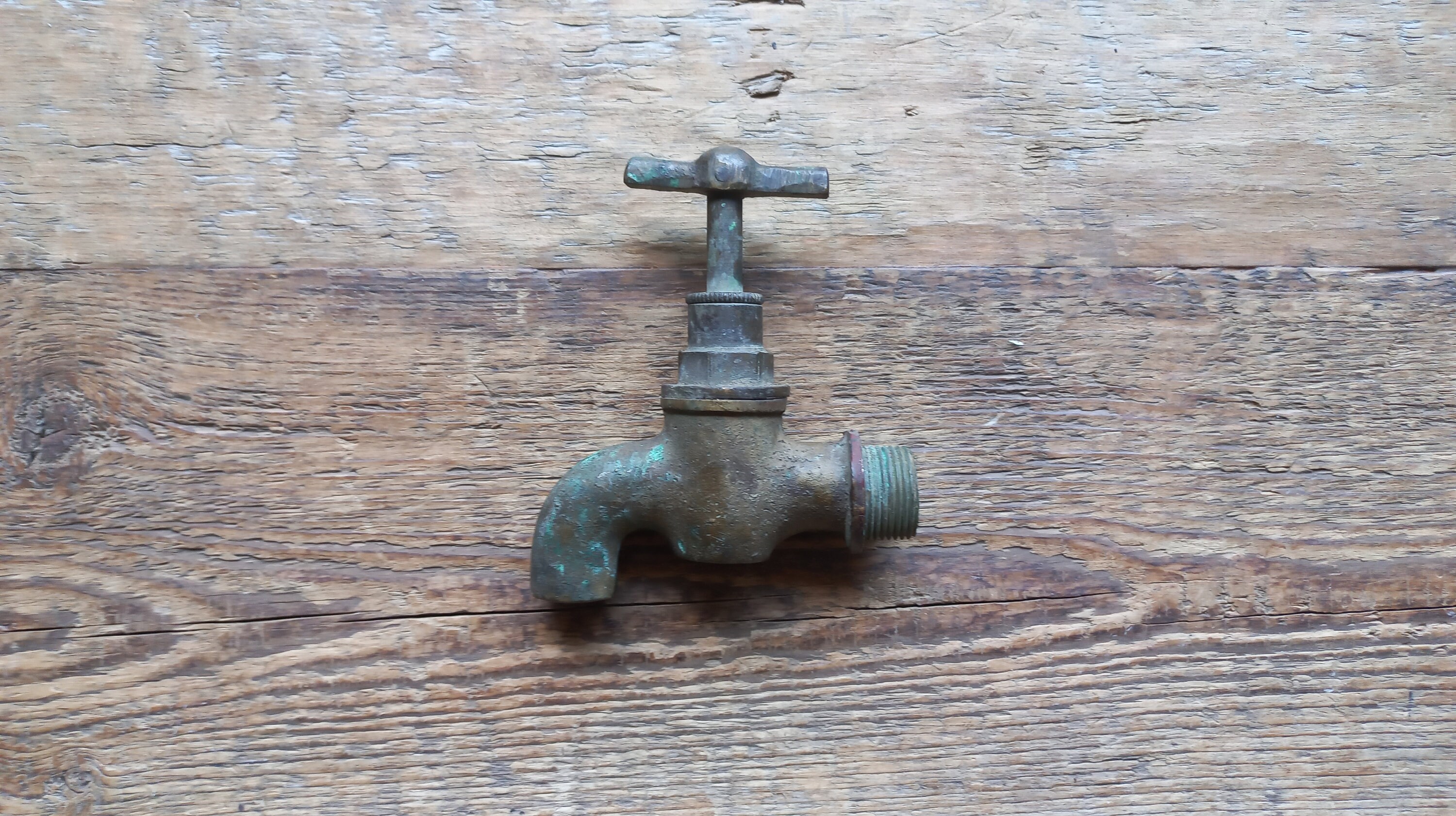 Vintage Bronze Water Tap I Old Spigot, Water Faucet, Rustic Farmhouse ...