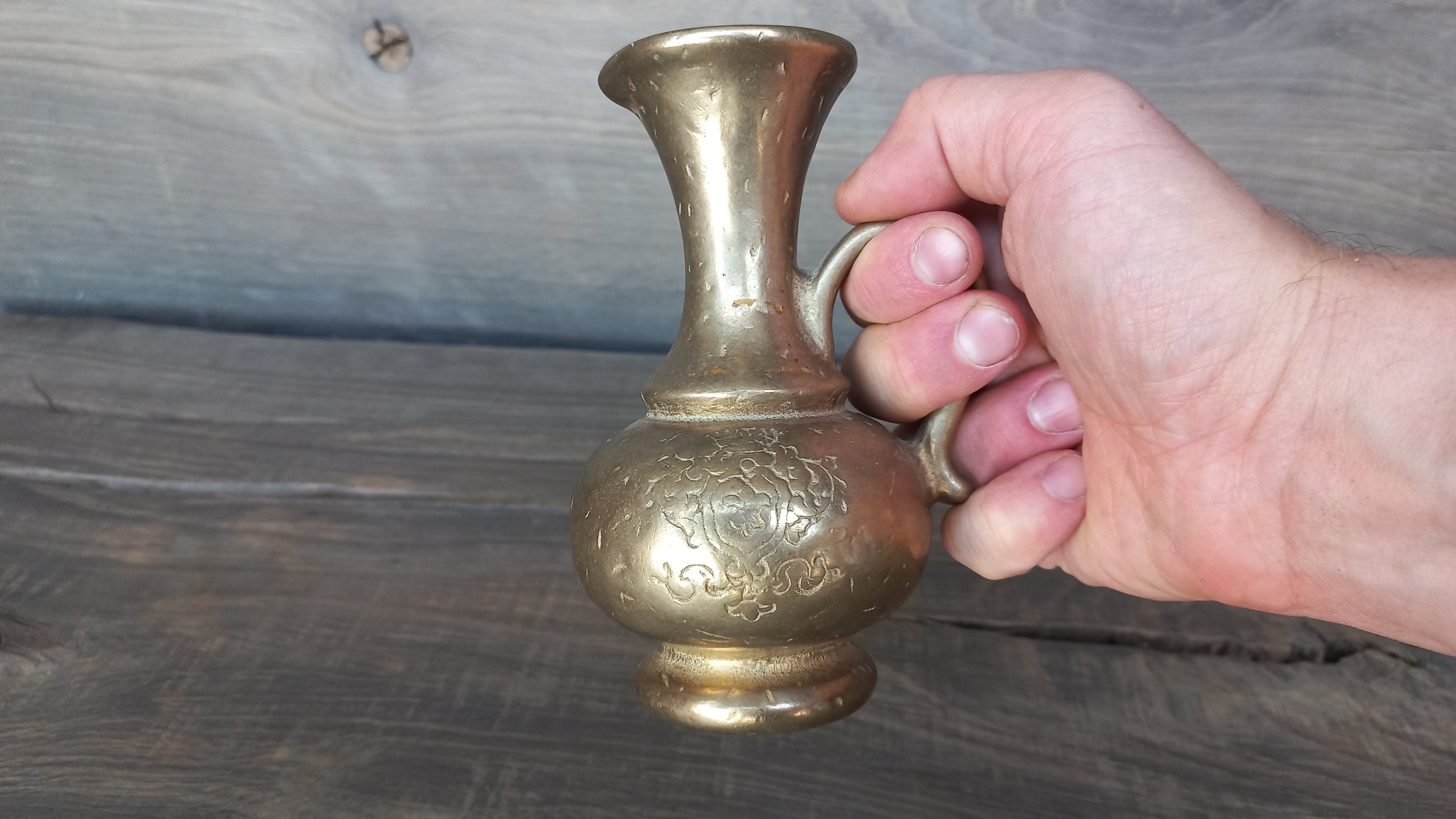 Antique Collectible Small Bronze Jar, Antique Solid Bronze Jar, Vintage ...
