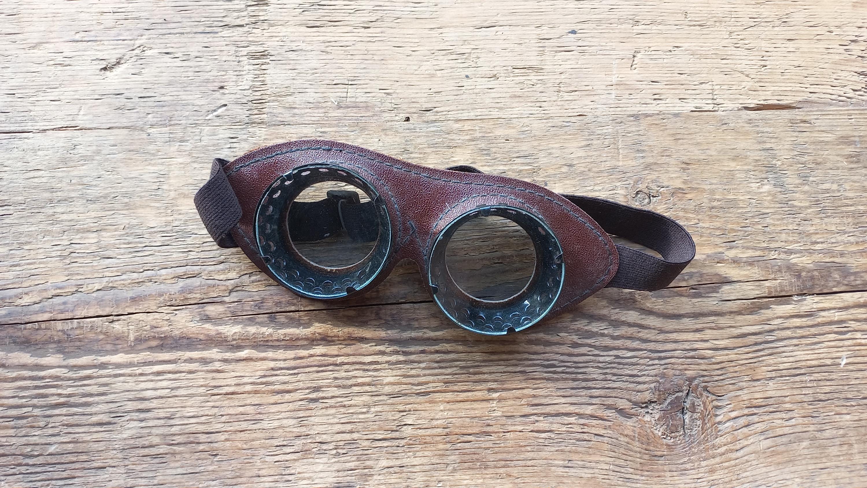 1980s Vintage Soviet Safety Glasses Unused Industrial Metal Rim Safety ...
