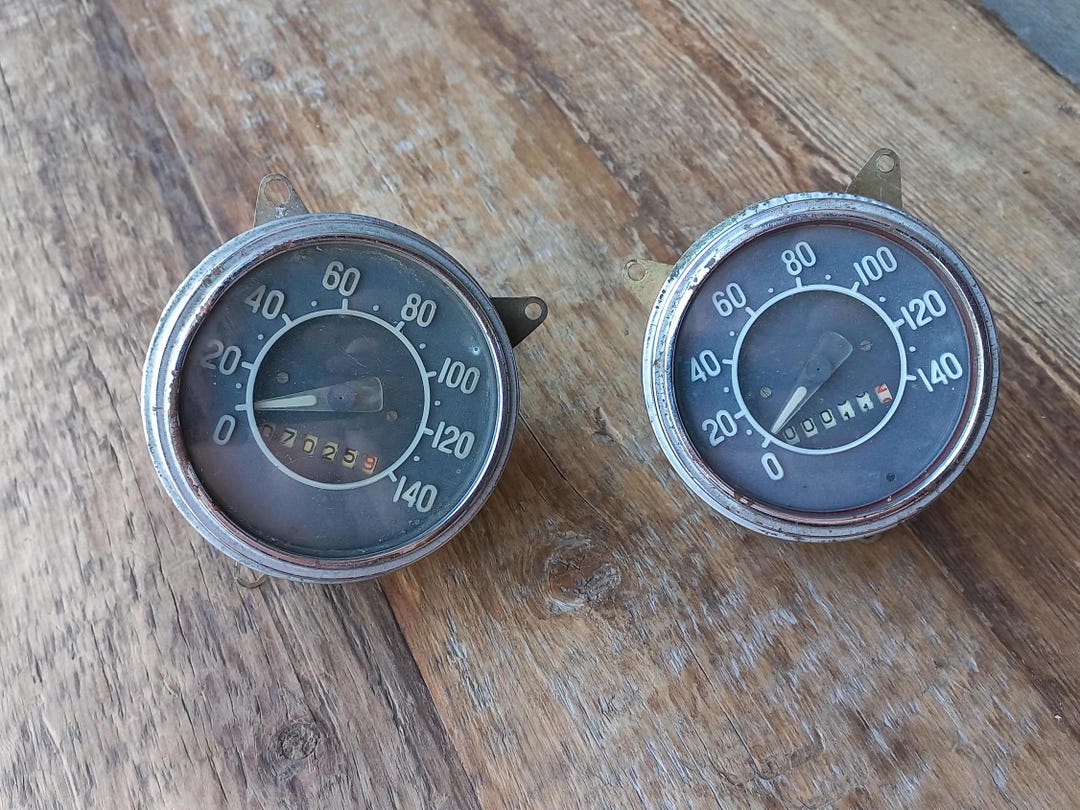 Retro Speedometer 4" 106mm Diameter From Old Cars Vintage Truck ...