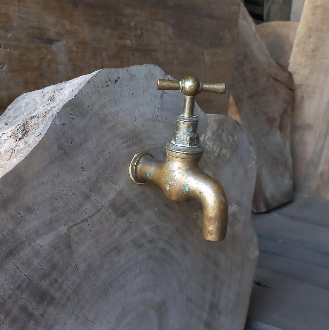 Vintage Copper Water Tap I Old Spigot, Water Faucet, Taper Thread Tap ...