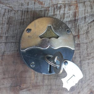 Antique Vintage Door Lock and Key, Old Iron Door Lock, Cast Iron ...