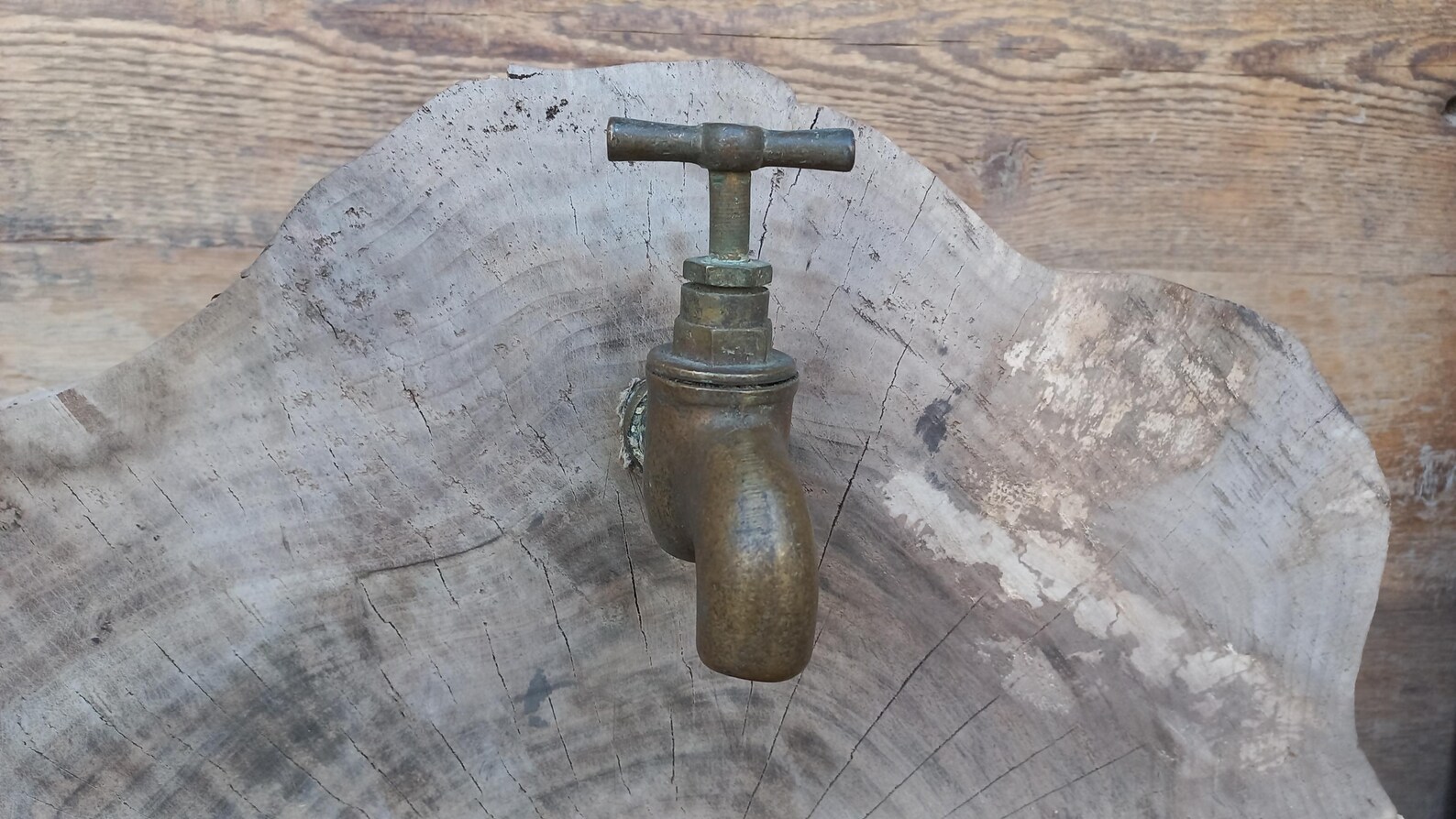Vintage Bronze Water Tap Old Spigot Antique Water Faucet Salvaged Tap ...