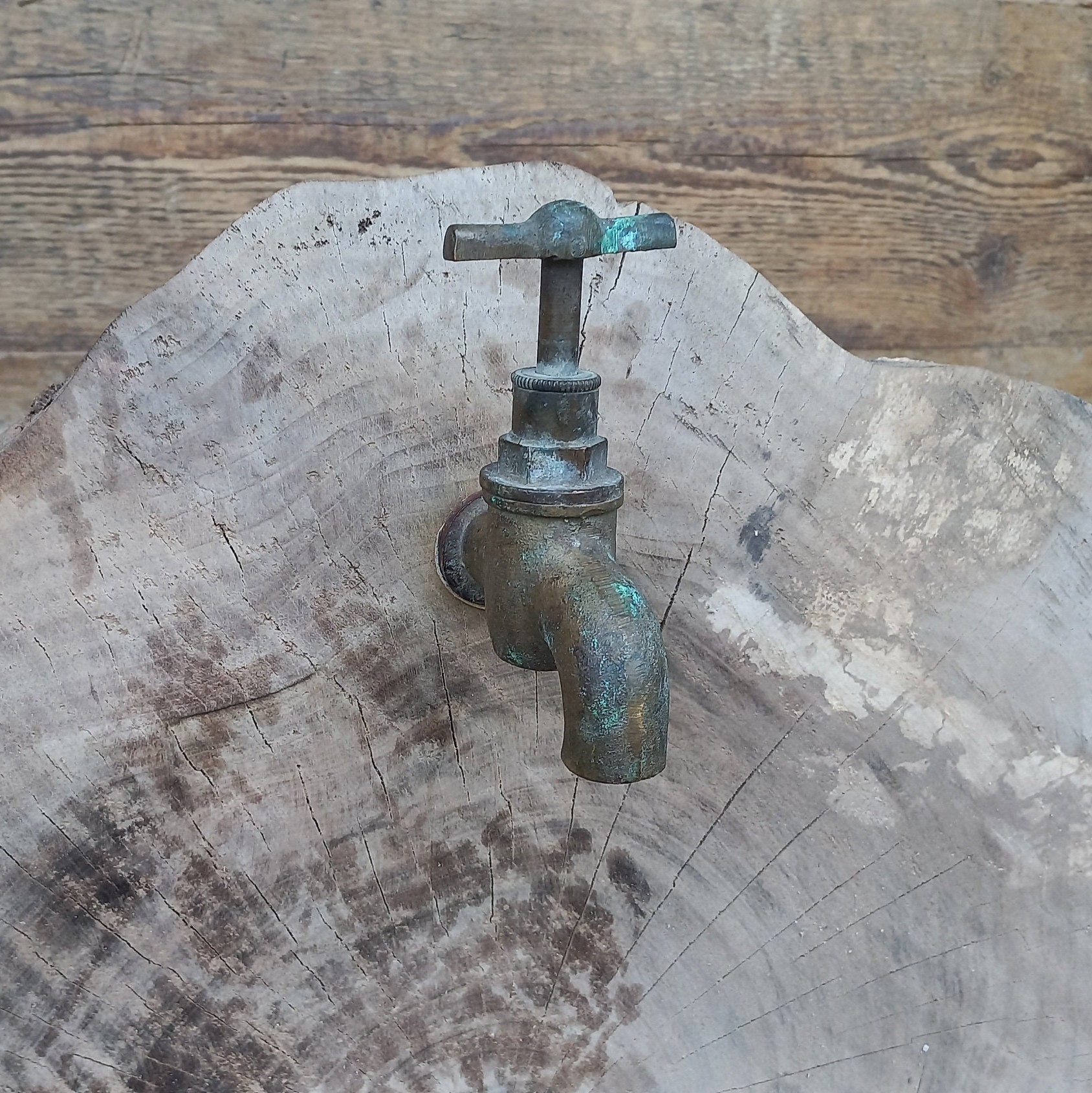 Vintage Bronze Water Tap I Old Spigot, Water Faucet, Rustic Farmhouse ...