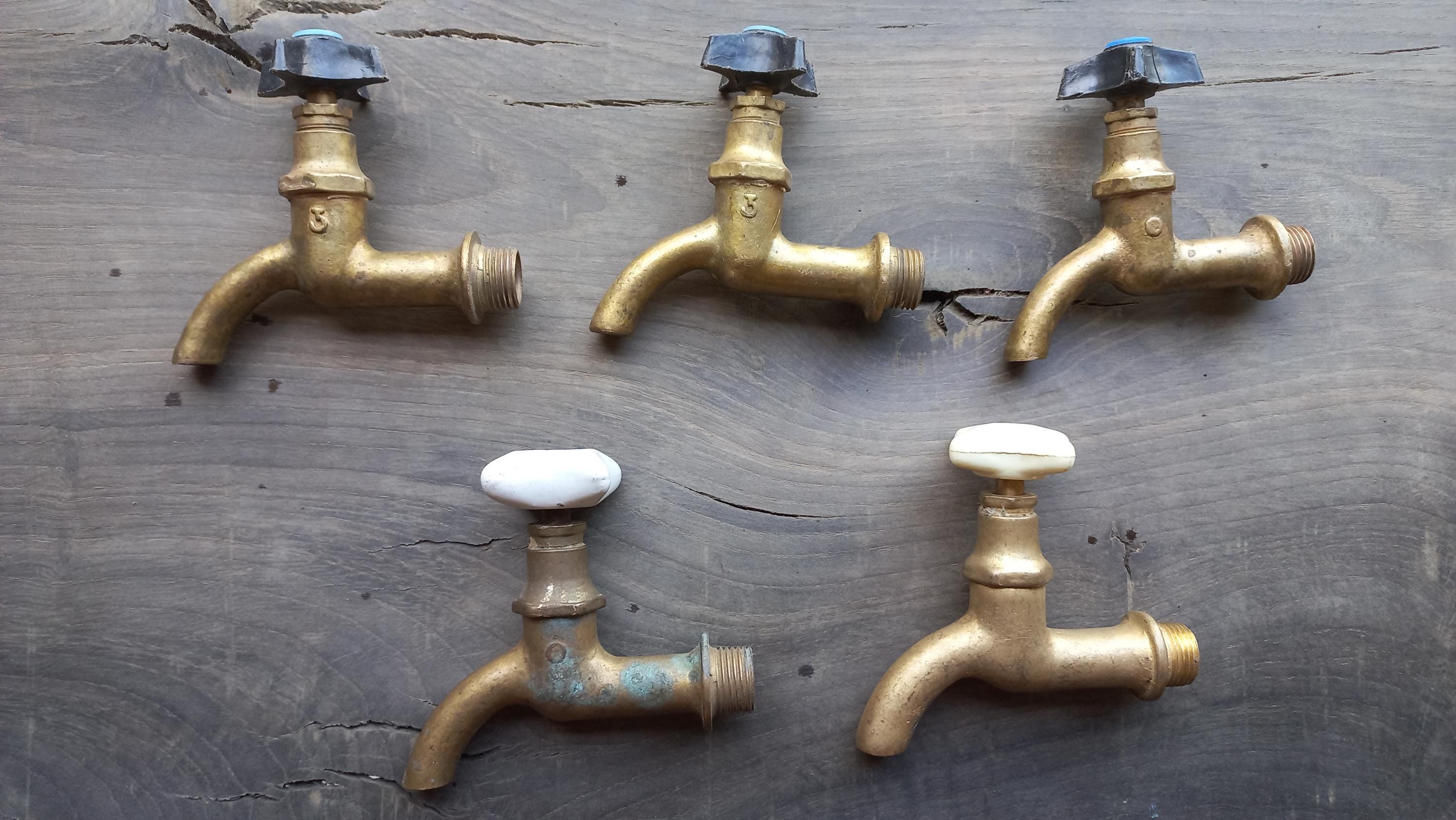 Vintage Brass Water Tap Old Spigot Water Faucet Small Water Crane - Etsy