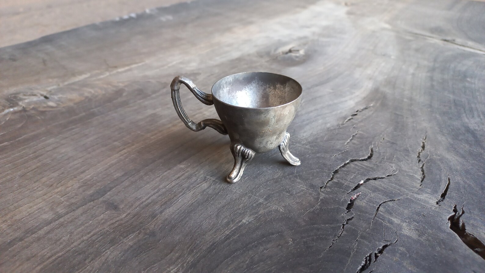 Antique Tiny Coffee Cup, Unique Vintage Small Coffee Cup With Legs, Old ...