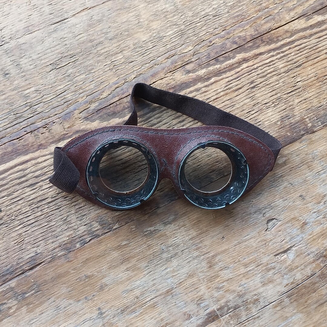 1980s Vintage Soviet Safety Glasses Unused Industrial Metal Rim Safety ...