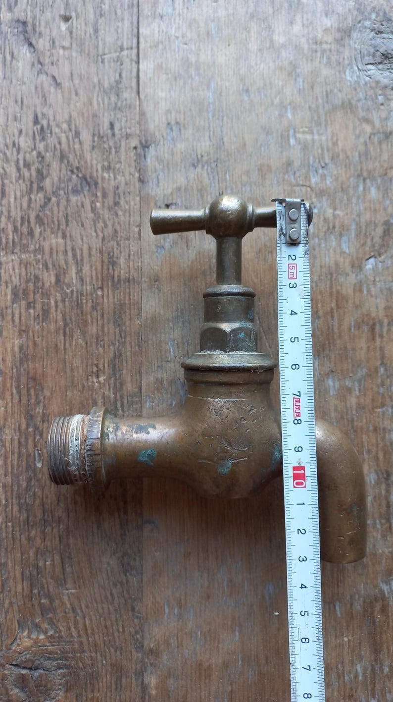 Vintage Bronze Water Tap Old Spigot Antique Water Faucet Salvaged Tap ...