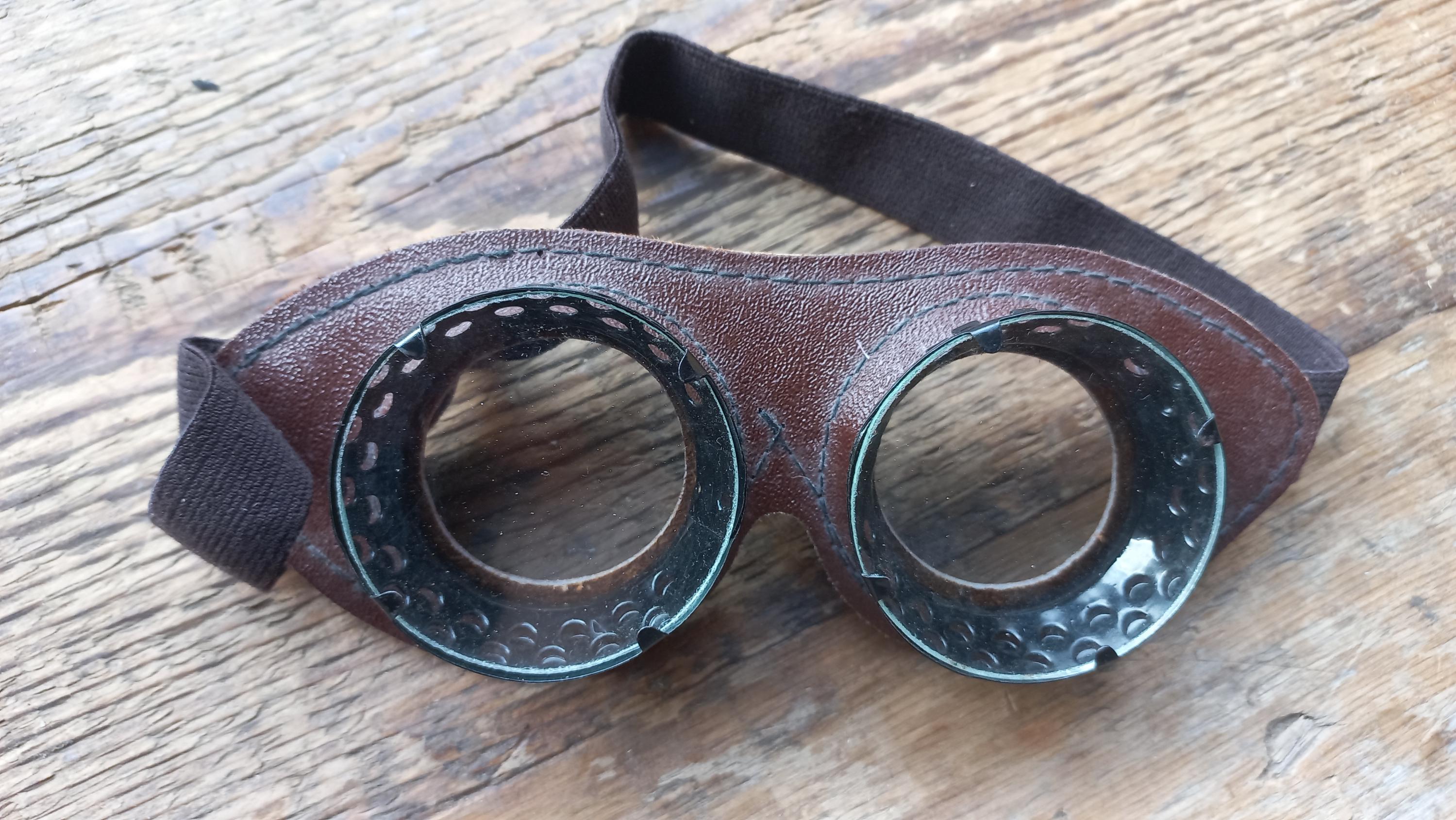 1980s Vintage Soviet Safety Glasses Unused Industrial Metal Rim Safety ...