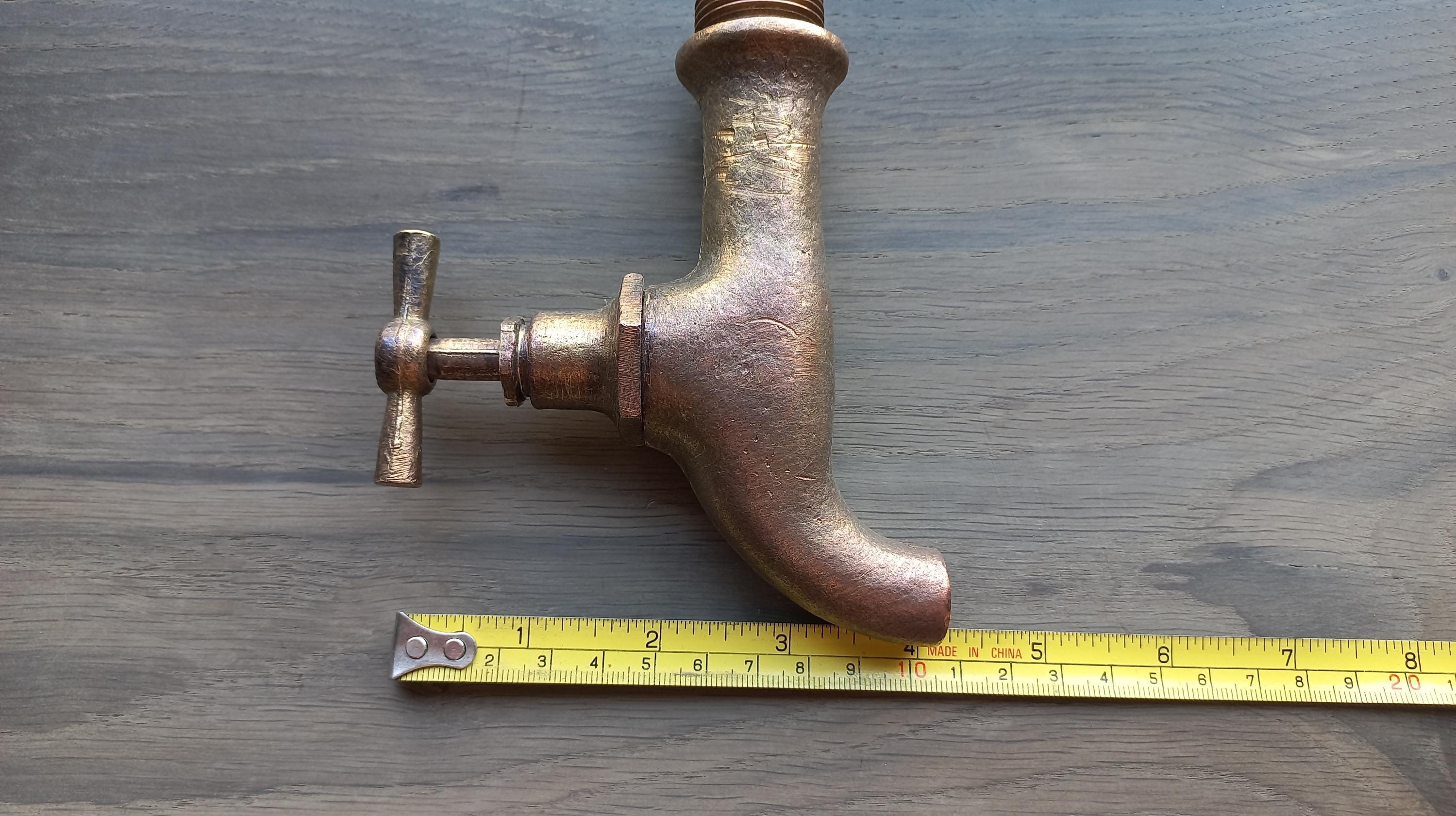 Vintage Bronze Water Tap Old Spigot Water Faucet Rustic Farmhouse Tap ...